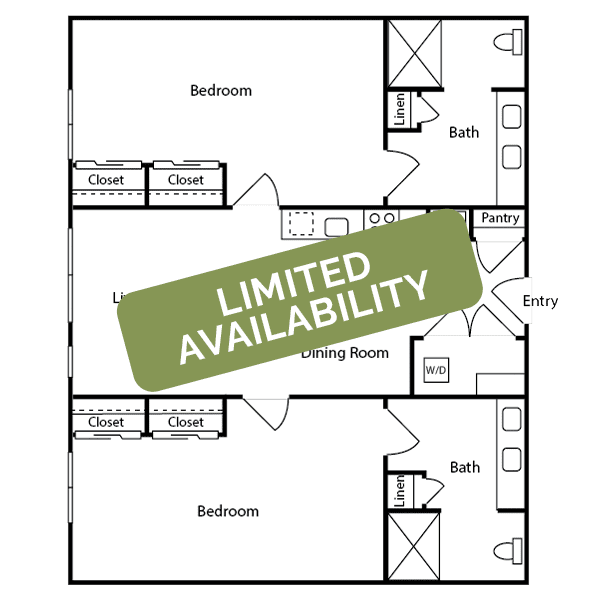 Studio 1-5 Bedroom Student Apartment Floor Plans | Trailside Student Living
